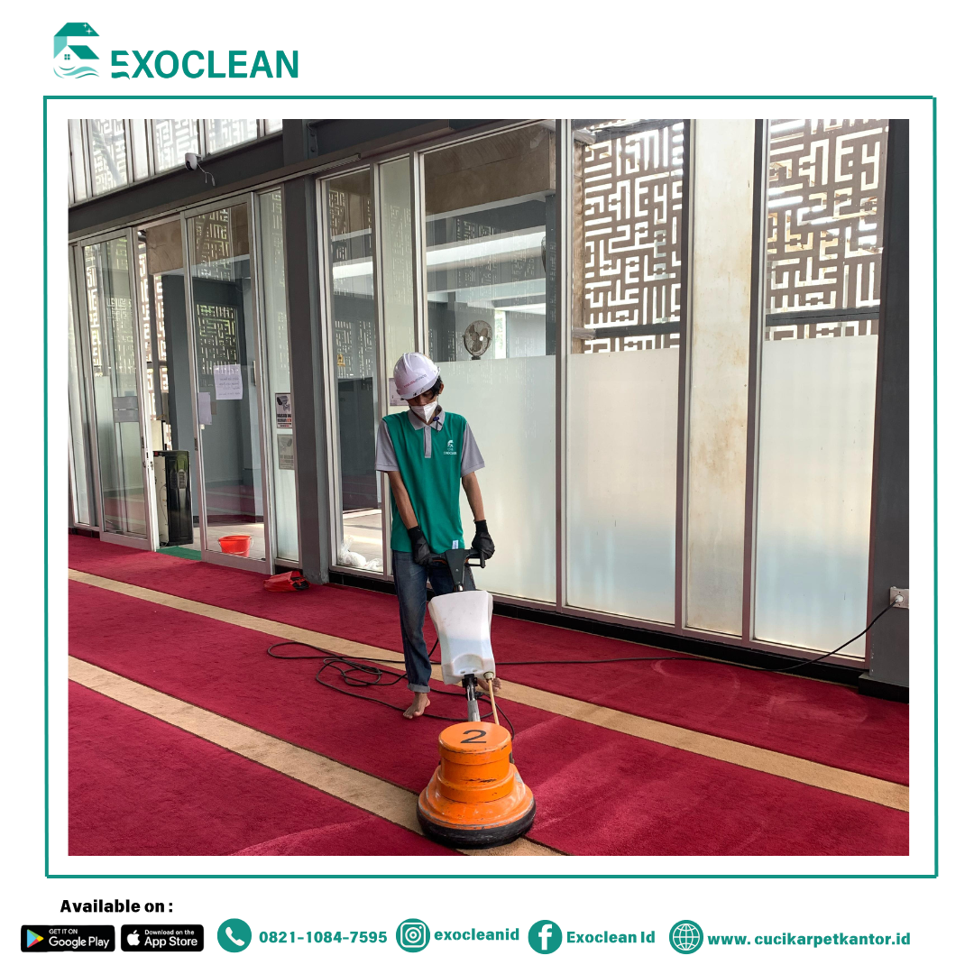 Jasa Cuci Karpet Masjid Bekasi - EXOCLEAN