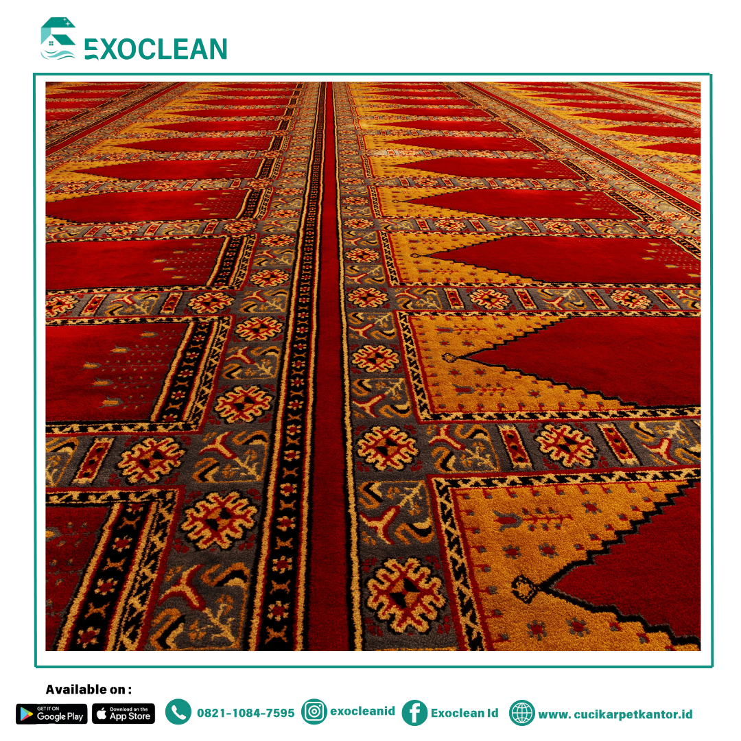Harga Cuci Karpet Mushola - EXOCLEAN