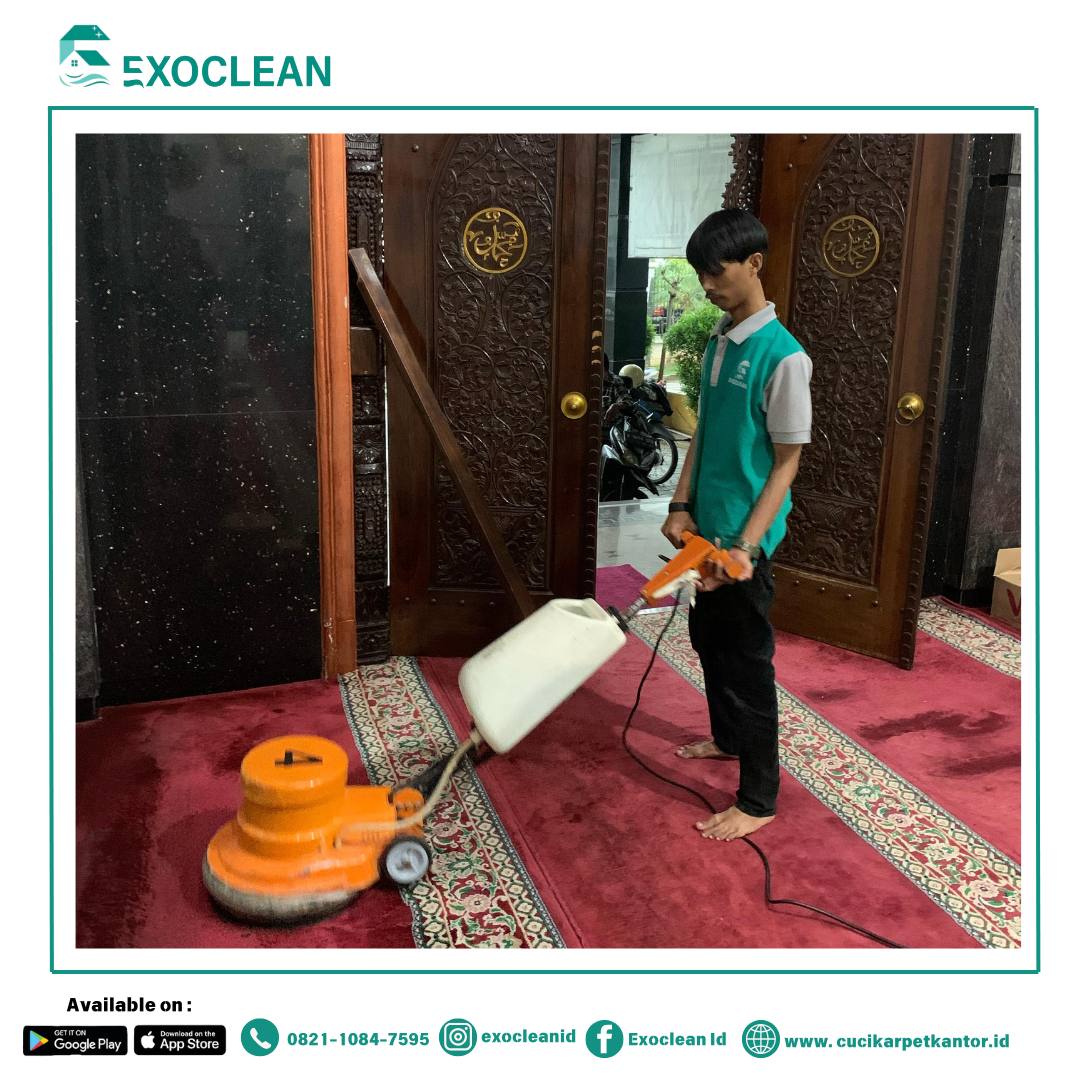 Jasa Cuci Karpet Masjid - EXOCLEAN